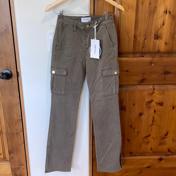 Frame Denim | Pants & Jumpsuits | Frame Nwt Le Mini Boot Cargo Pant ...